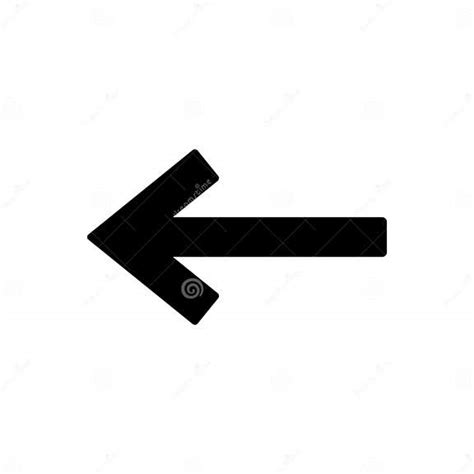 Arrow Icon Vector Left Sign Arrow Symbol For Your Web Site Design