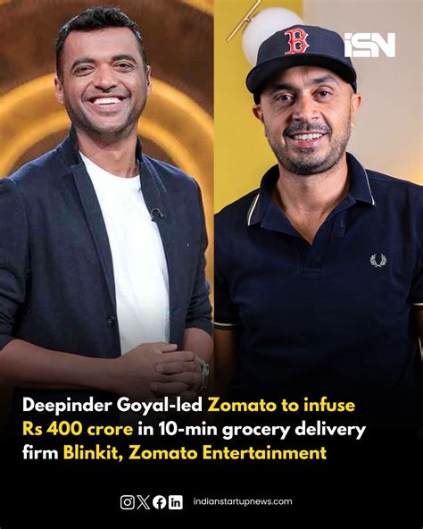 Indian Startup News On Linkedin Zomato Blinkit Grocery Delivery