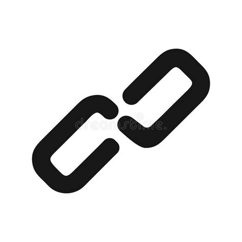 Icon User Interface Chain Stock Vector Illustration Of Isolated