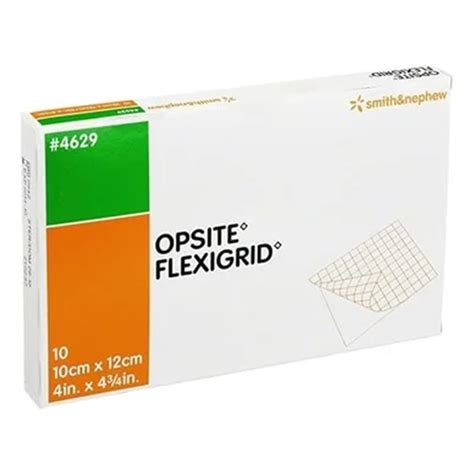 Buy Online Opsite Flexigrid Adhesive Dressing 10x12cm Australia