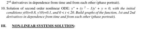 solved non linear systems soltuions exercise must be done in