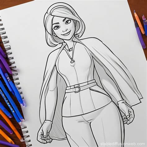 Aunt Cass From Big Hero Six Stable Diffusion Online