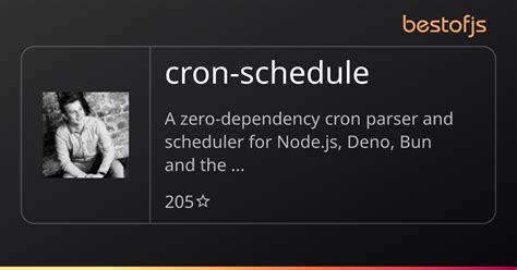 Best Of Js • Cron Schedule