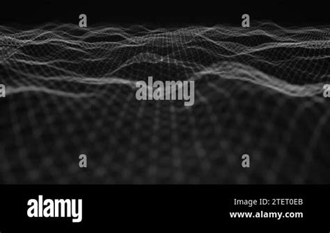Abstract Network Mesh Waving Fx Background Loop 4k Animation Of An Abstract Background With