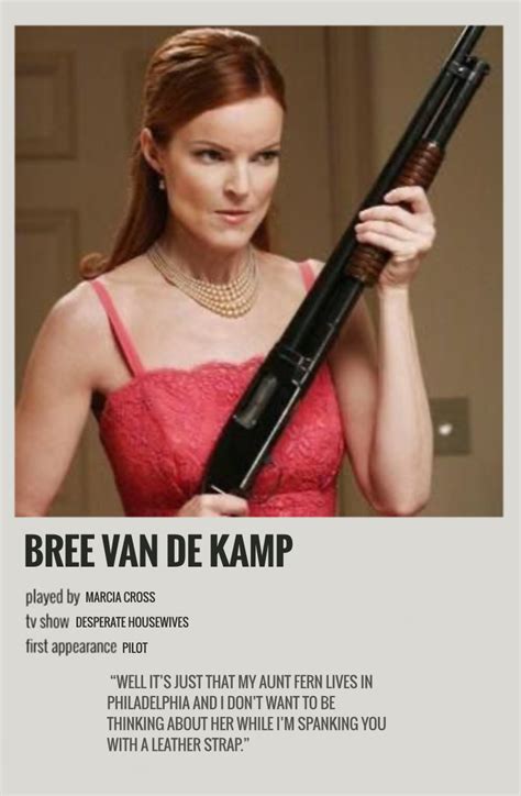 Bree Van De Kamp Desperate Housewives Bree Van De Kamp Film Posters Minimalist