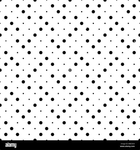 Seamless Circle Pattern Background Black And White Abstract Vector