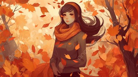 Autumn Girl Face Wallpaper Fall Wallpaper Autumn Leaves Wallpaper Background Fall Facebook