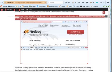 How To Enable The Web Developer Toolbar In Firefox Tip Dottech