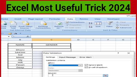 Data Validation List And Excel Shortcut Key 2024ctrl D Excel Shortcutexcel Youtube