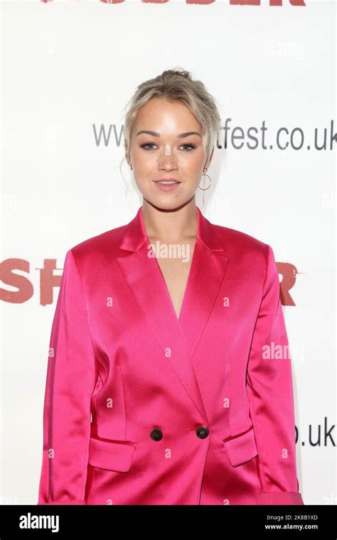 Hannah Traylen Attends The Hounded Film Premiere At Arrow Frightfest Held At Cineworld