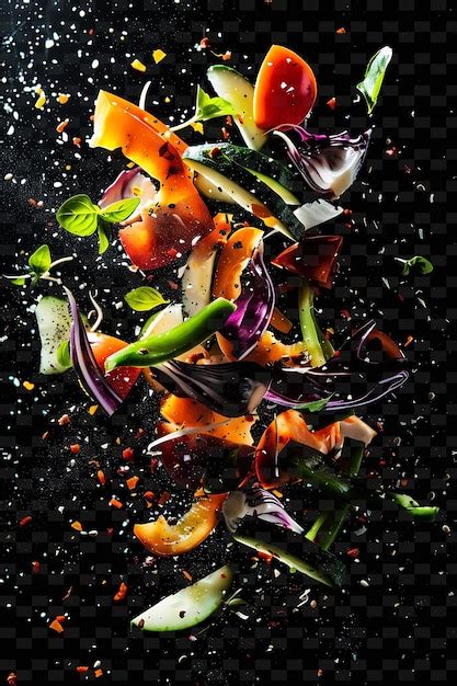 Sliced Vegetable Fragments With Crisp And Fresh Textures Wit Unique Texture Background Designs