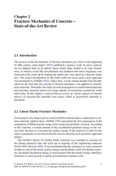 PDF Concrete Fracture Models And Applications Fracture Mechanics Of Concrete State Of The