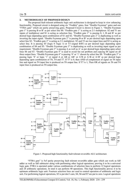 Novel High Functionality Fault Tolerant Alu Pdf