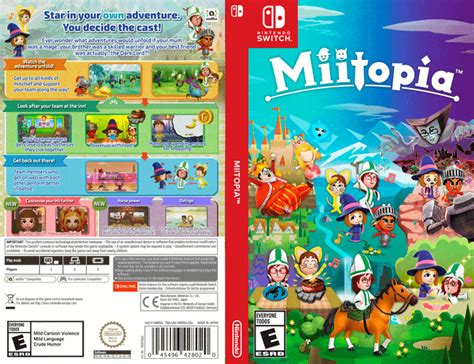 Miitopia Custom Cover Rnintendoswitchboxart