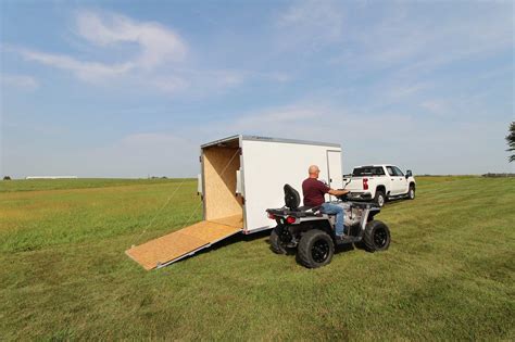 Atv Trailers Enclosed Trailers Featherlite Trailers