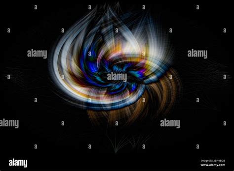 Abstract Swirl In Colorful Color Stock Photo Alamy