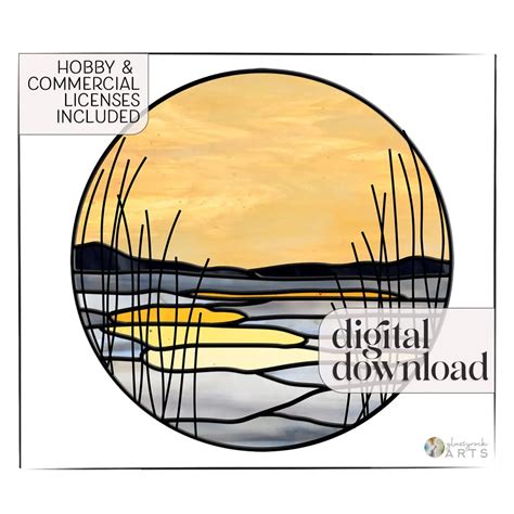 Stained Glass Landscape Patterns Unique Designs For Stained Glass