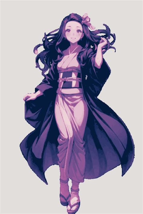 Nezuko In Pink 3d Model By 🚥 Hf Anime Club On Thangs