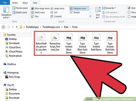 how to install fonts on windows 7 15 steps with pictures