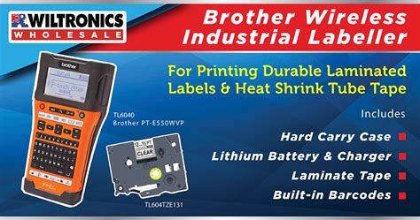 Brother Wireless Industrial Labeller Powerful Wiltronics