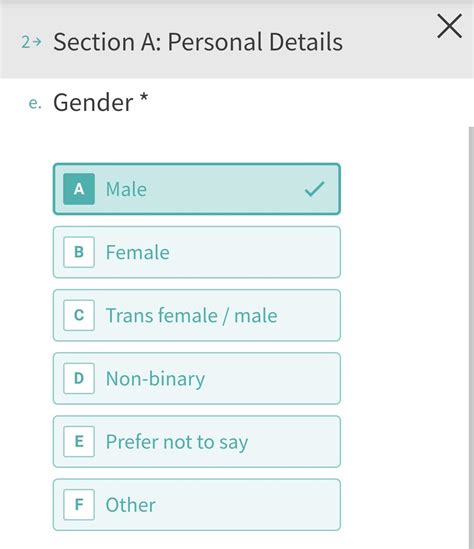 Trans Female Male Isn T Even A Answering The Gender Question It S Just Saying You Re Trans