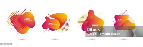 역동적인 컬러 그래픽 요소입니다 흐르는 액체 형태와 그라데이션 추상 배너입니다 로고 전단 이나 프레 젠 테이 션의 디자인에 대 한 템플릿 벡터 일러스트입니다 0명에 대한
