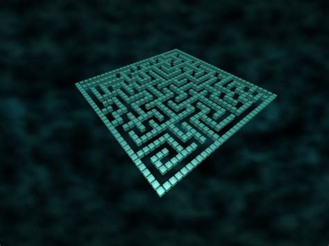 Script python générant un labyrinthe en d avec blender AnotherWorld on WP