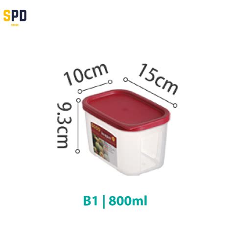 Airtight Stackable Tupperware Food Storage Container With Lid Microwave