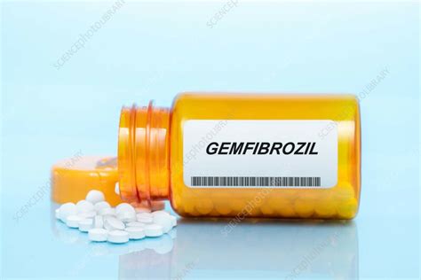 Gemfibrozil Pill Bottle Conceptual Image Stock Image F036 8108 Science Photo Library