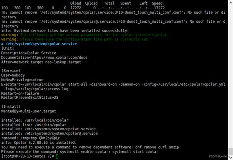 linux centos安装cpolar内网穿透 cpolar命令行 csdn博客