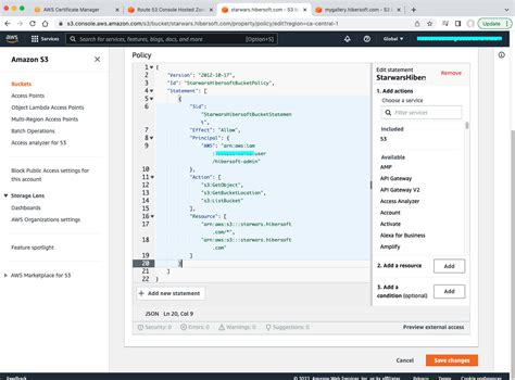 GitHub CssamLabs AWS Configuration S StaticWeb HostedZone