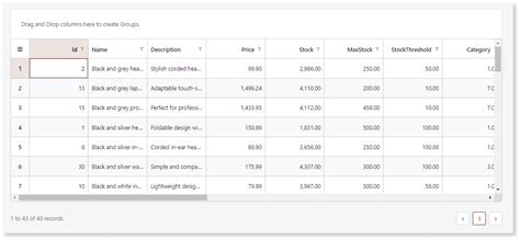 Outsystems Data Gridの使用 Outsystems 11 ドキュメンテーション