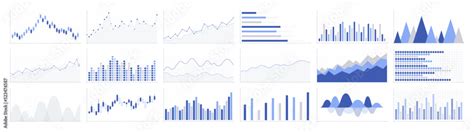 Business Graphs And Charts Icons Business Infographics Icons Statistic And Data Charts