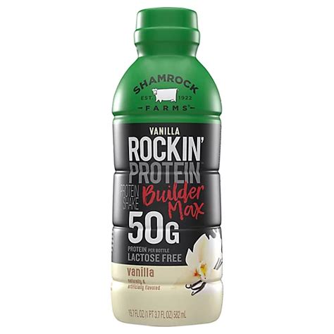 Rockin Protein Max 50g Vanilla Protein Shake 12 Fl Oz Pavilions