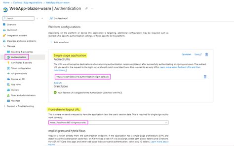 Azure Tenant Setup For Net Blazor Wasm Calling Web Api Microsoft