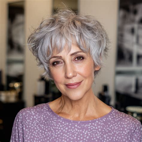 30 Trending Shaggy Pixie Cuts For Women Over 70 With Aging Hair