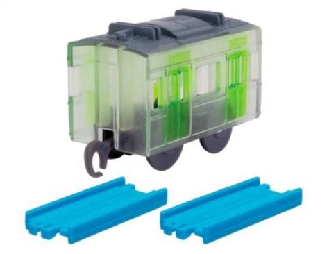 【e235系山手線クリアカラーver（中間車）＋直線レール×2】 カプセルプラレール すてきなホリデー行楽列車編 Realize トレカandホビー