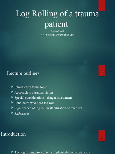 R 1 Log Rolling Technique Pdf Spinal Cord Injury Anatomical Terms Of Location