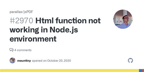 Html Function Not Working In Node Js Environment Issue Parallax JsPDF GitHub