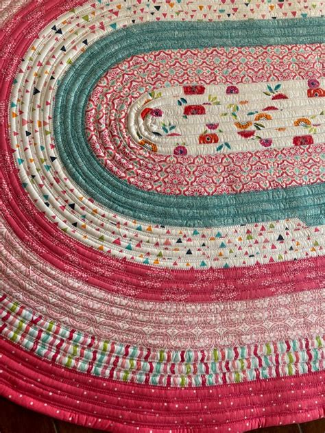 Custom Order Jelly Roll Rug Etsy Machine Quilting Patterns Quilt