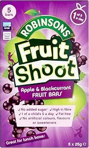 Robinsons Fruit Shoot Apple & Blackcurrant Fruit Bars, Pack of 5 : Amazon.co.uk: Grocery
