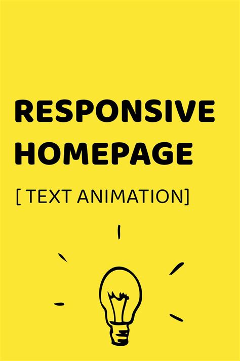 responsive homepage with bootstrap animate css text animation animation