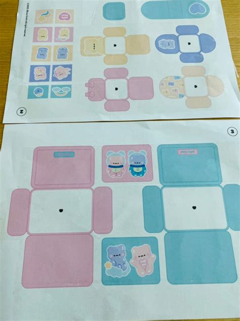 시크릿 젤리베어 다이어리만들기 따니네 만들기 무료도안 네이버 블로그