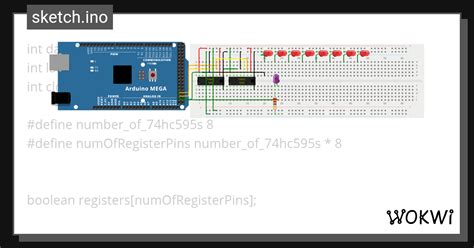 Shift Registers 123 Wokwi Esp32 Stm32 Arduino Simulator