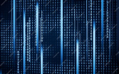 Premium Ai Image Binary Numbers With Cyberspace 3d Rendering