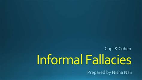 Informal Fallaciespptx