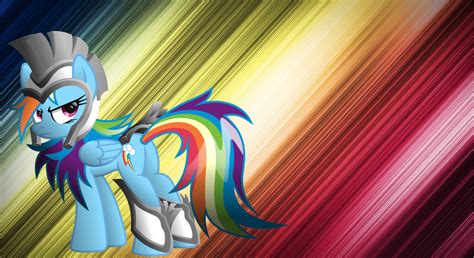 Rainbow Dash Warrior Wallpaper By Whatevs357 On Deviantart