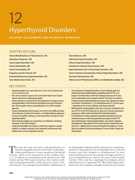 Hyperthyroid Disorders Pdf Hyperthyroidism Thyroid Stimulating