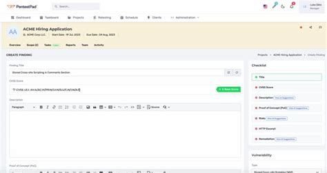 pentestpad on linkedin cvss v3 1 calculator