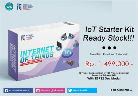 Internet Of Things Iot Starter Kit For Beginner With Esp32 Dev